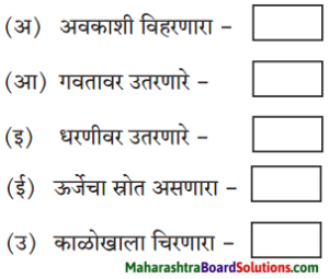 Maharashtra Board Class 6 Marathi Solutions Chapter 6 हे खरे खरे व्हावे ...